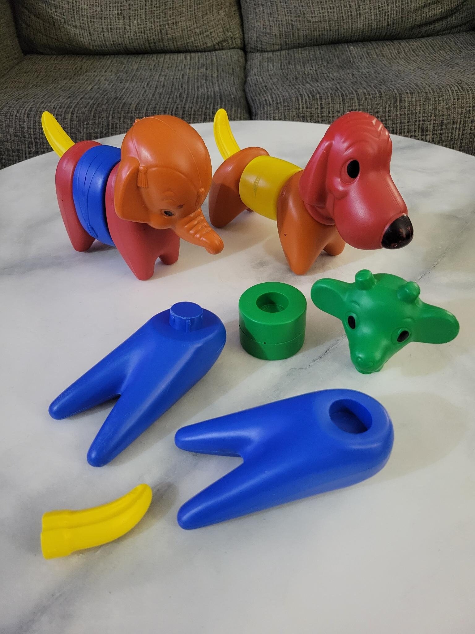 Vintage Tupperware Zoo-it-yourself Animal Lot - Etsy