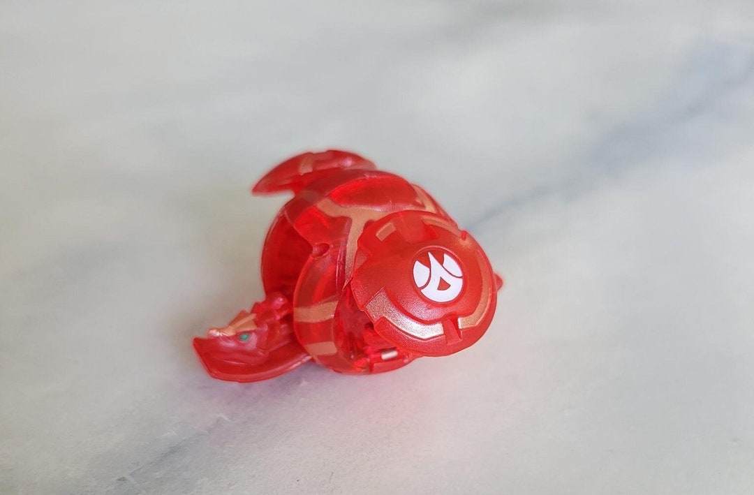 Bakugan B1 Saurus Translucent Red Pyrus - Etsy