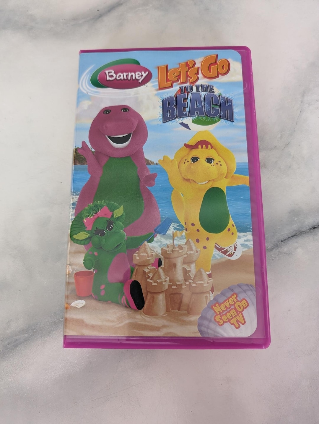 Barney Let's Go to the Beach VHS - Etsy