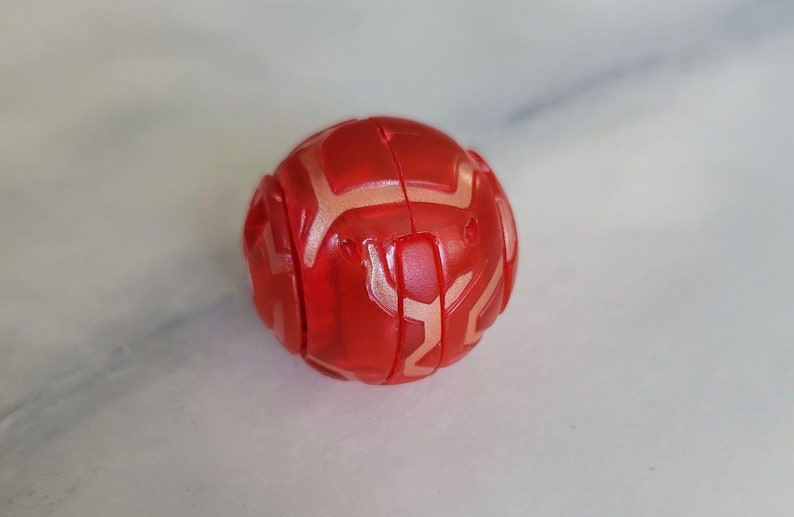 Bakugan B1 Saurus Translucent Red Pyrus - Etsy UK