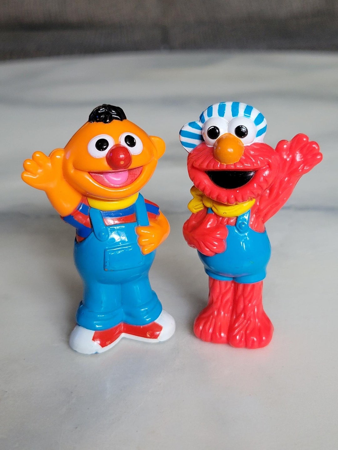 Vintage Rare Ernie and Train Conductor Elmo - Etsy