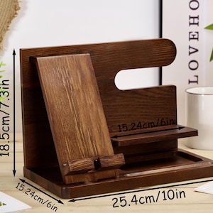 Personalized Cell Phone Stand,wooden Phone Stand,desk Organizer,name ...
