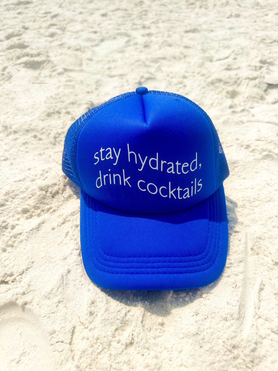 TRUCKER HAT Stay Hydrated, Drink Cocktails - Etsy