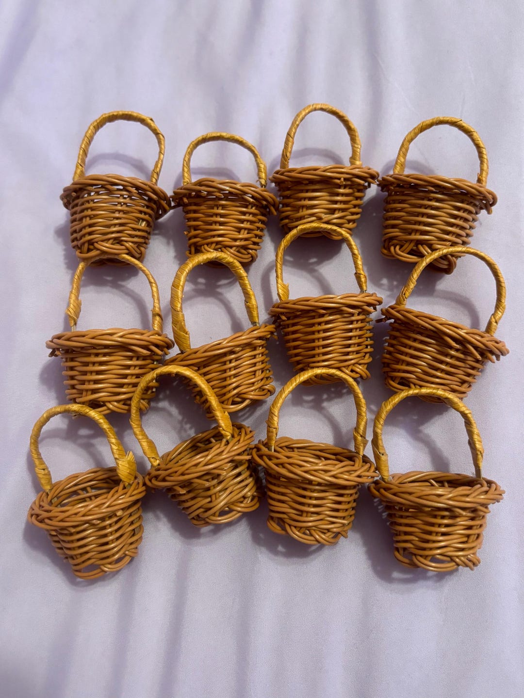 Miniature Baskets - Miniature Easter Baskets - 1:6 Scale Baskets ...