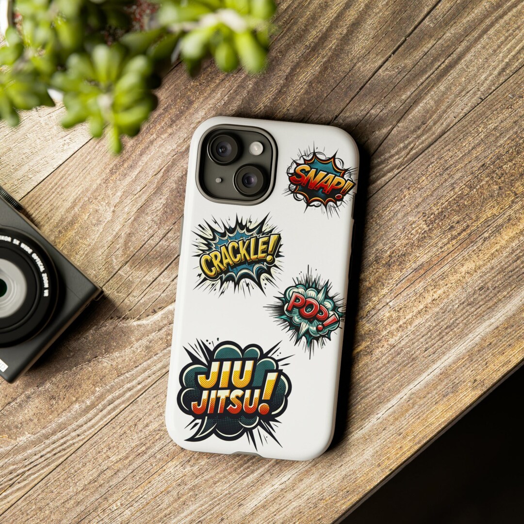 BJJ Phone Case Snap, Crackle, Pop, Jiu Jitsu Cell Phone Case Compatible ...