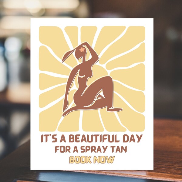 Spray Tanning Signs - Etsy