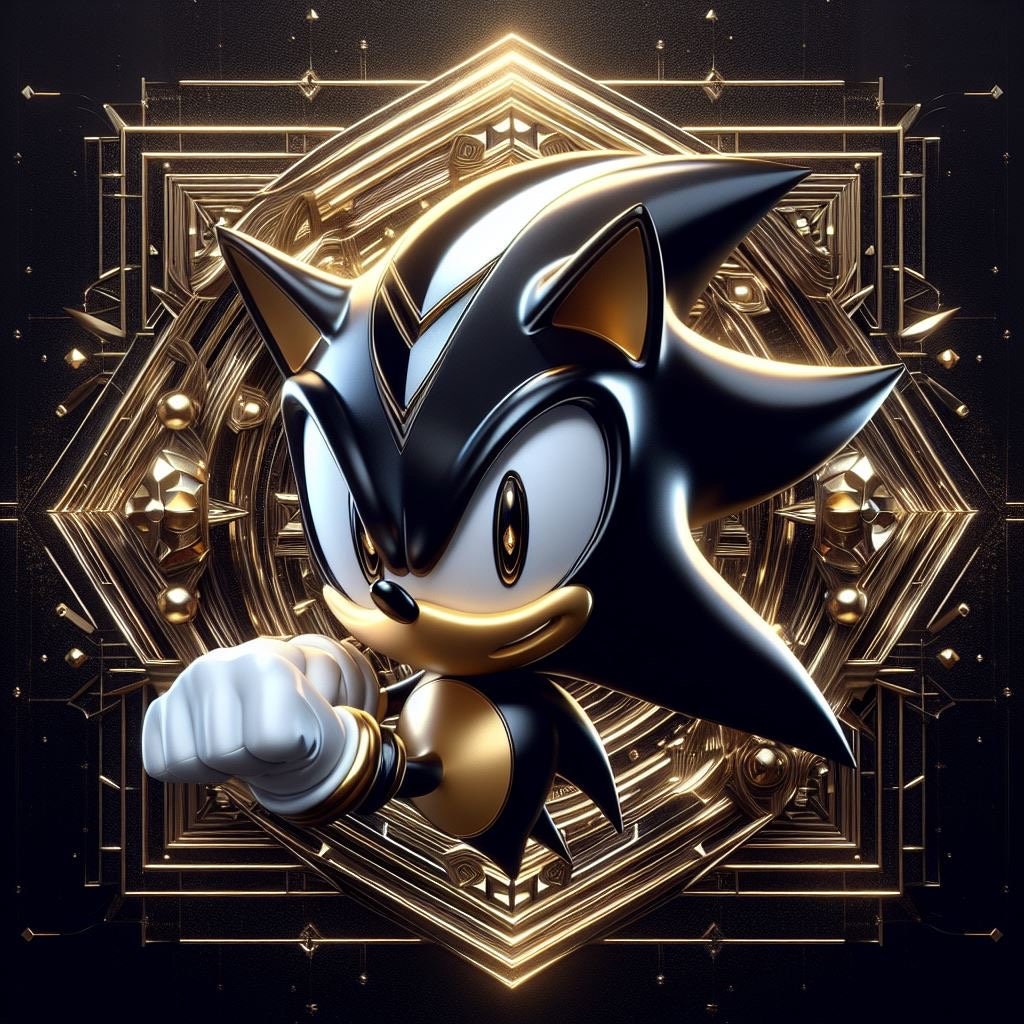 Sonic the Hedgehog Poster 3d Wall Art, Iconic, Birthday Gift for Kids ...