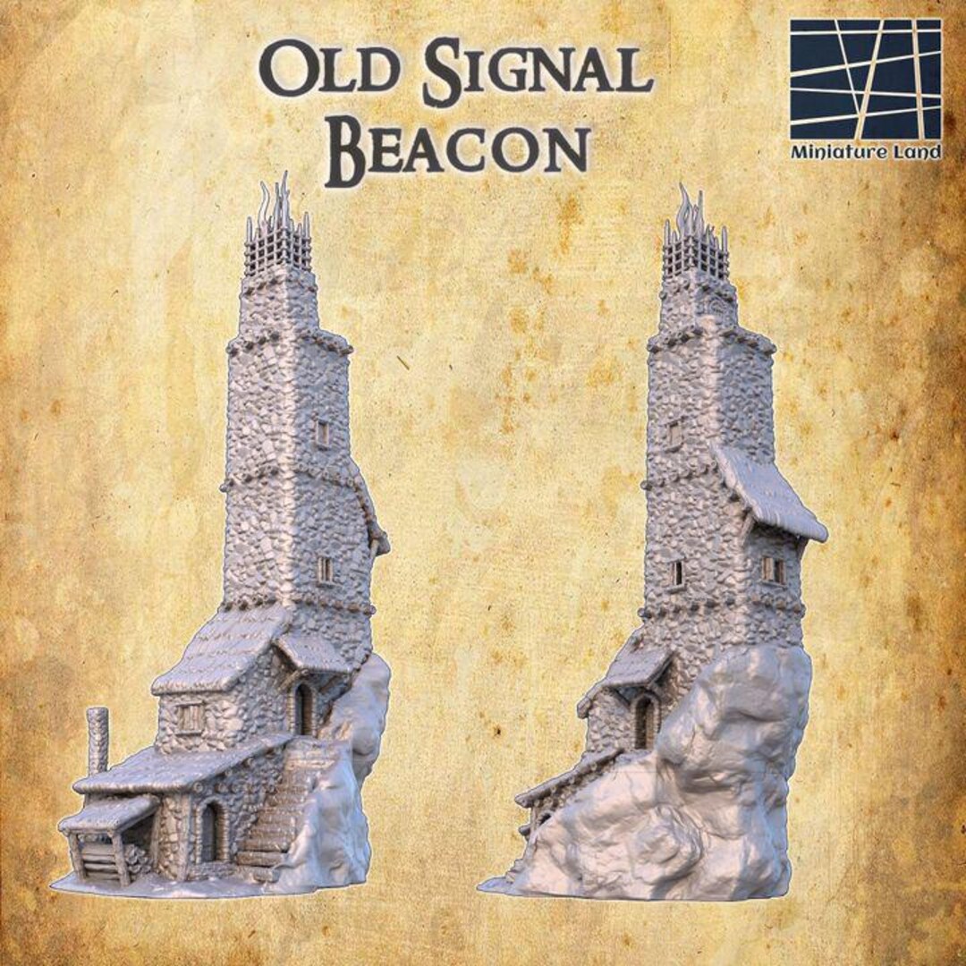 Old Signal Beacon Tabletop Terrain Dnd 28 MM - Etsy