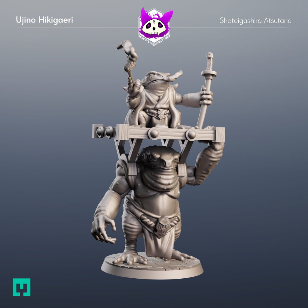 Frogfolk Miniature Shateigashira Atsutane - Etsy