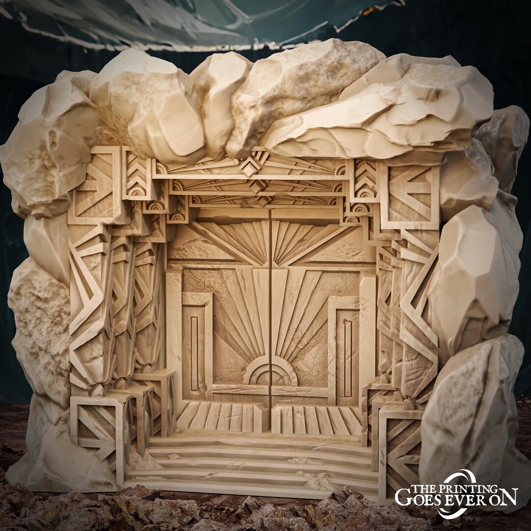 Dwarven Gates Terrain | Mines of Maznar | Dnd | Wargaming Terrain ...