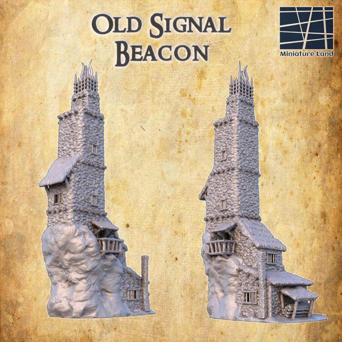 Old Signal Beacon Tabletop Terrain Dnd 28 MM - Etsy