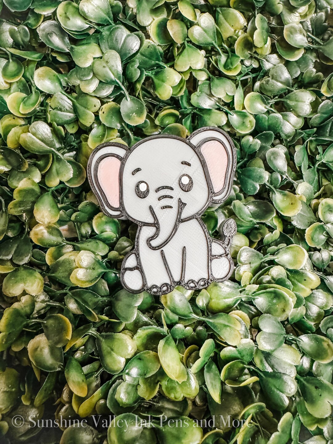 Elephant Straw Topper - Etsy