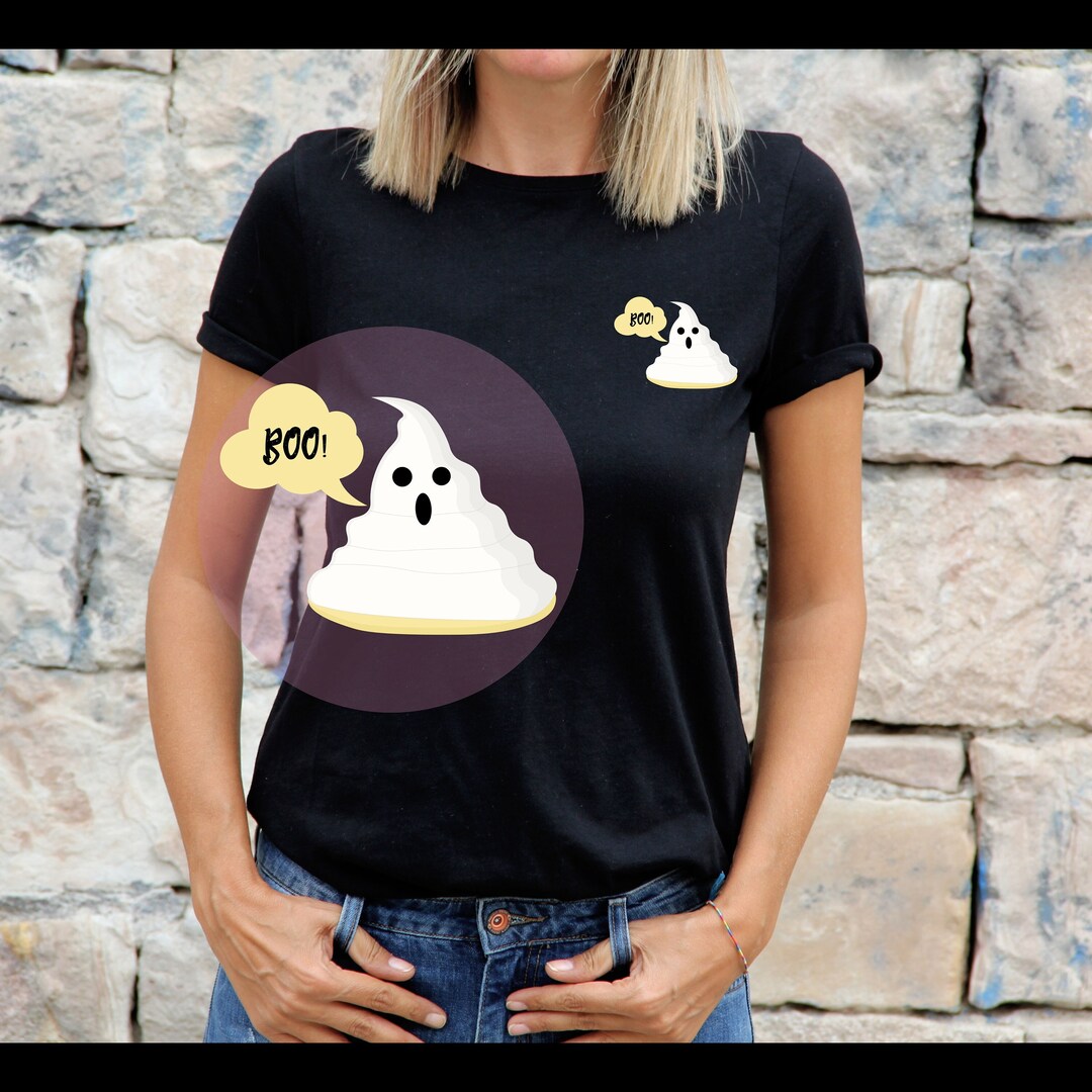 Halloween Boo Poo T-shirt, Poo Emoji Boo T-shirt, Funny Halloween Shirt ...
