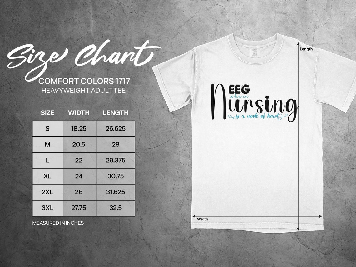 EEG T-shirt, EEG Nurse Shirt, EEG Nurse Gift, Nurse Appreciation Gift ...