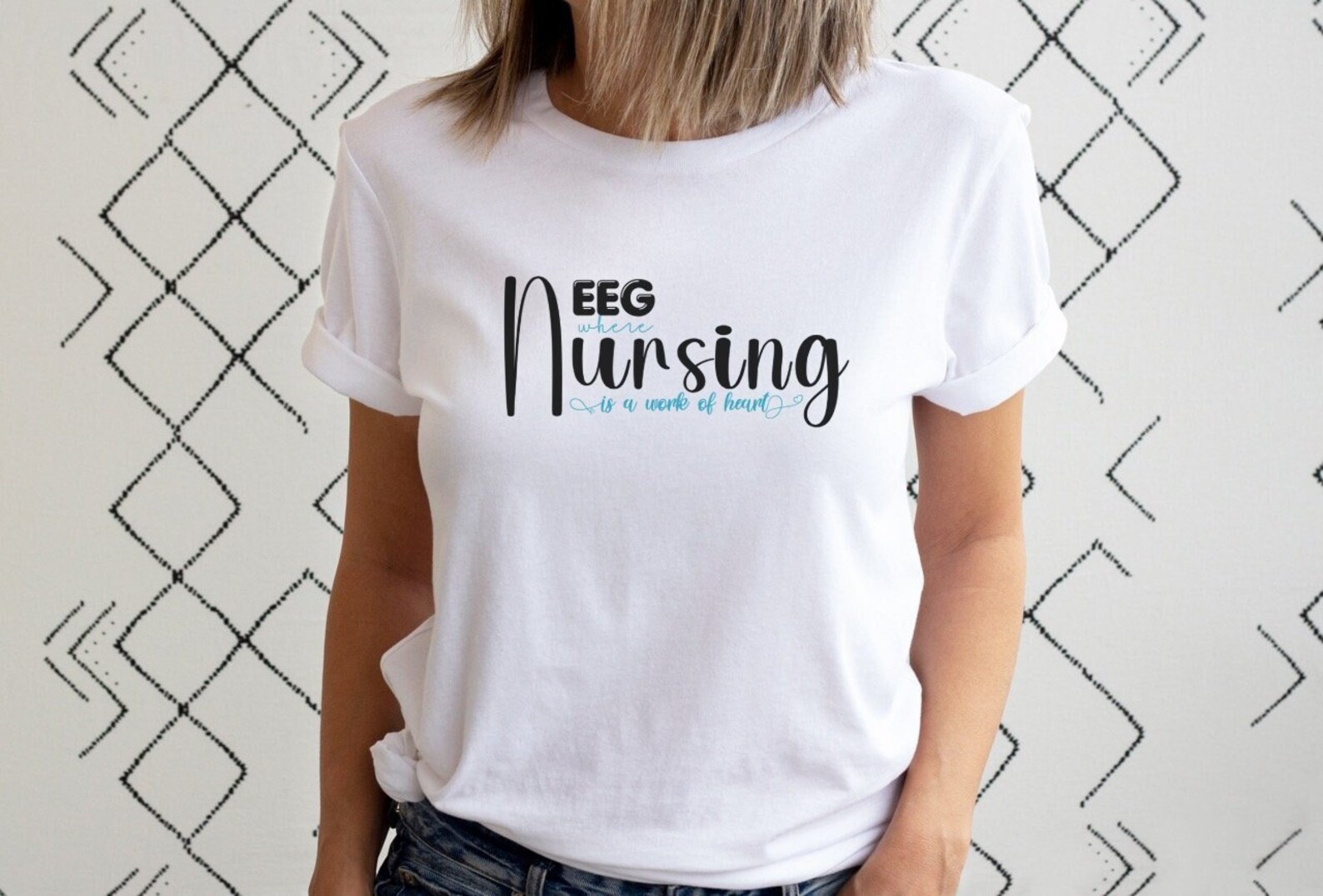 EEG T-shirt, EEG Nurse Shirt, EEG Nurse Gift, Nurse Appreciation Gift ...