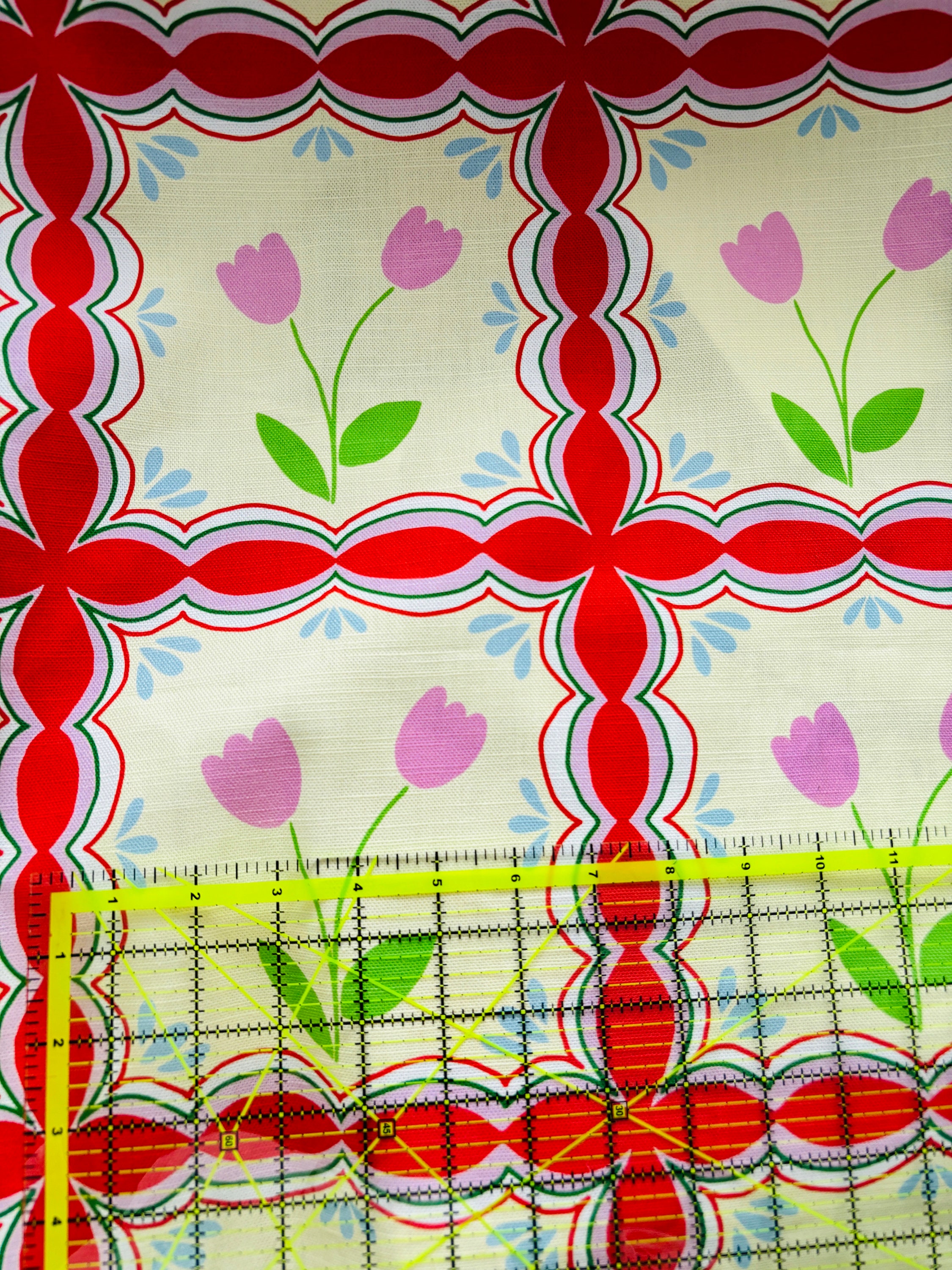 Cottage Flower Patch Fabric by the Metre, Home Interiors Fabric, Roman ...