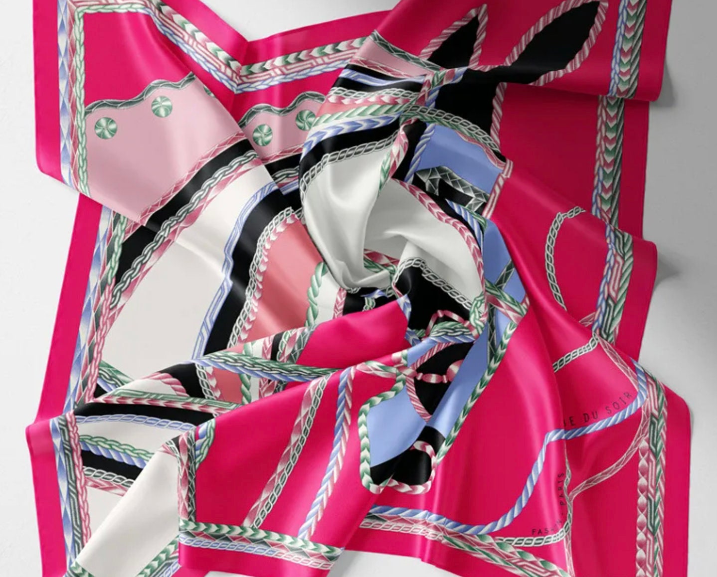 Equestrian Print Luxury Scarf - Etsy