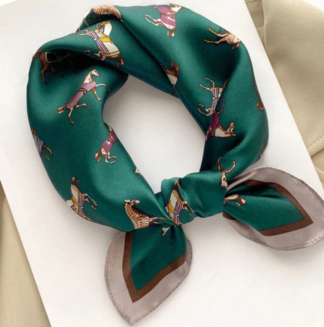 Equestrian Print Scarf- Horse Scarves - Snaffle Scarves - Etsy