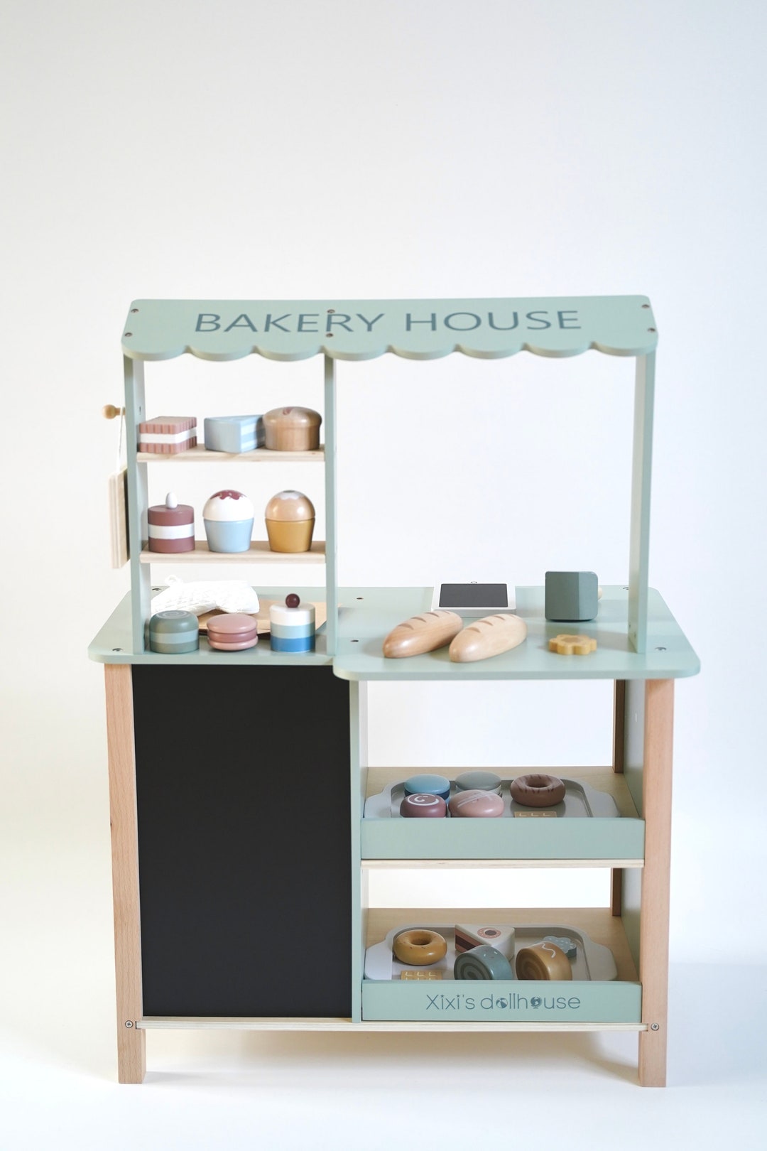 Kids Wooden Bakery House Wooden Bakery Play Set Kids Bakery - Etsy ...