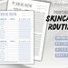 Skincare Routine Tracker: Daily Beauty Checklist (digital Planner) - Etsy