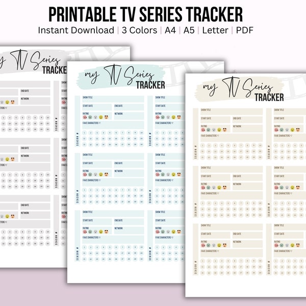 Favorites List Template - Etsy