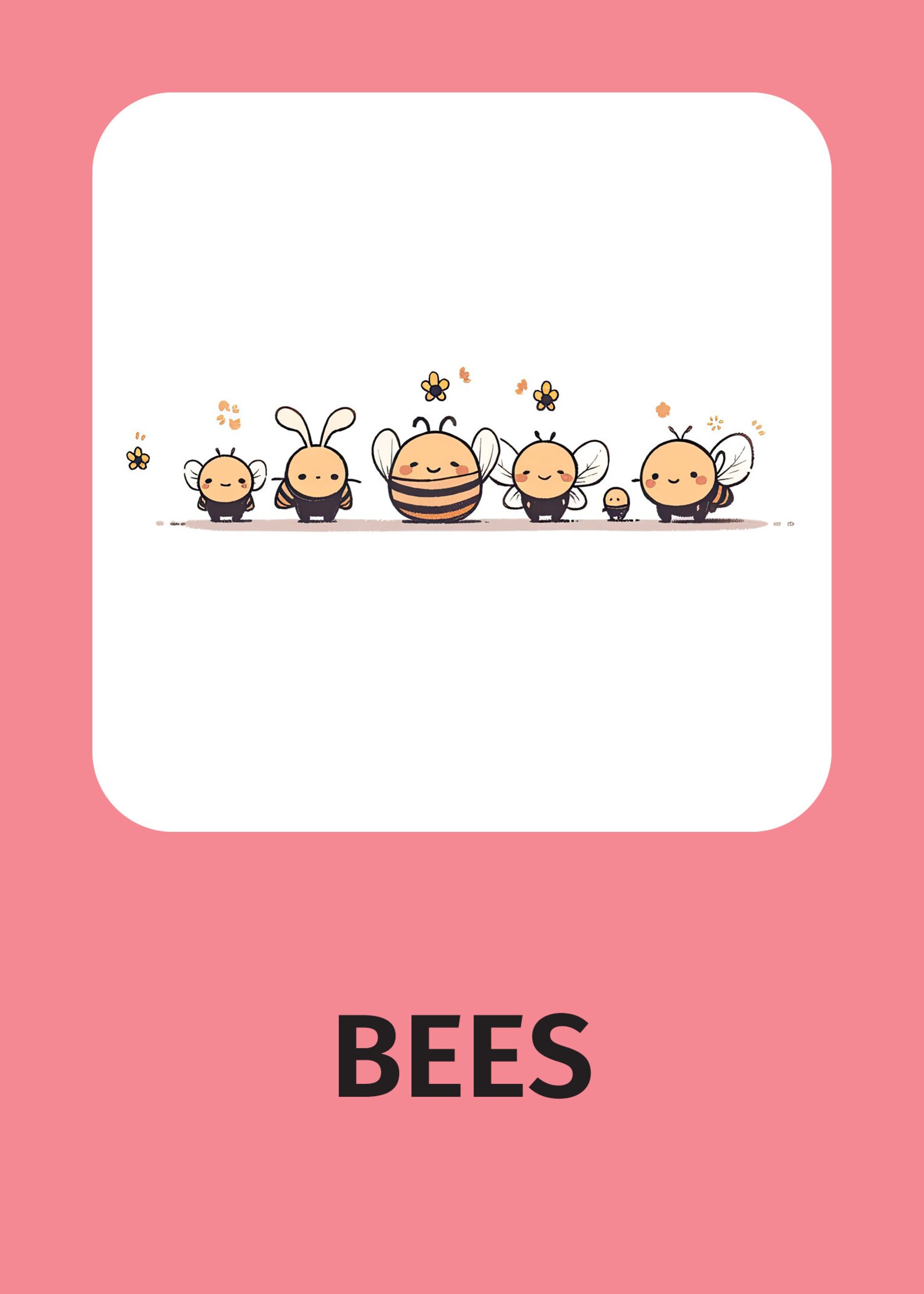 20 Cute Animal Flash Cards for Kids, Educational Printable Cards, 1 ...