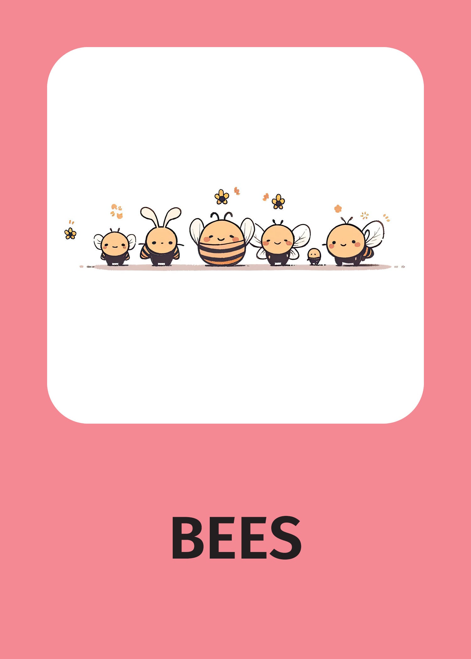 20 Cute Animal Flash Cards for Kids, Educational Printable Cards, 1 ...