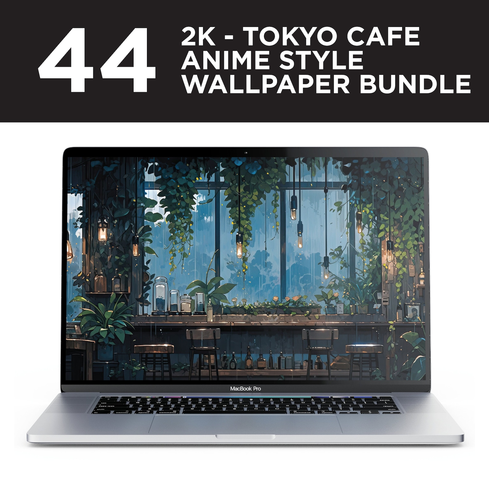 Anime Tokyo Cafe Desktop Wallpaper Bundle (44) - 2K HD (commercial Use ...