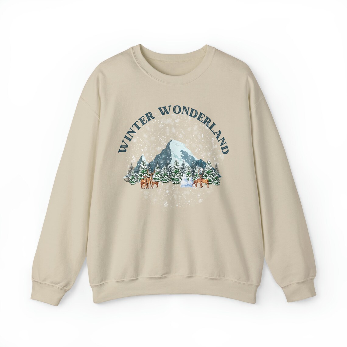Winter Wonderland Sweater, Christmas Sweater, Holiday Sweater, Snow ...