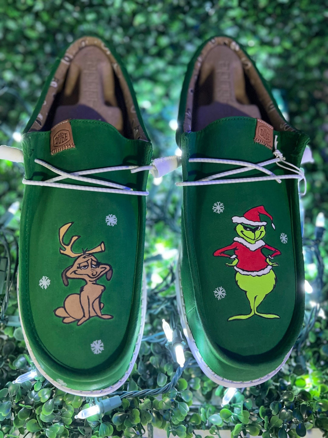 Mens Grinch Hey Dudes - Etsy