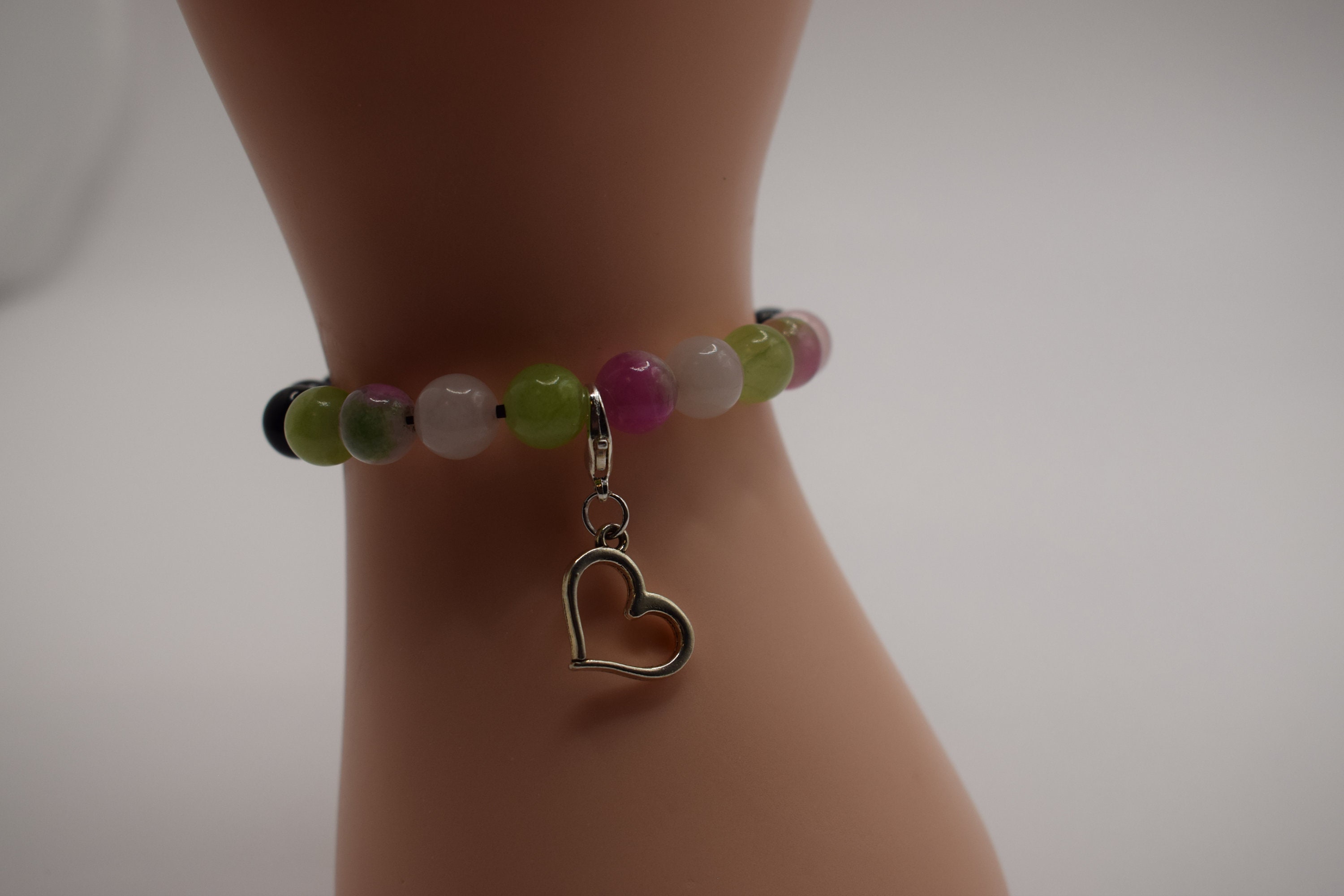 Mitsuri Kanroji Inspired Crystal Bracelet - Etsy