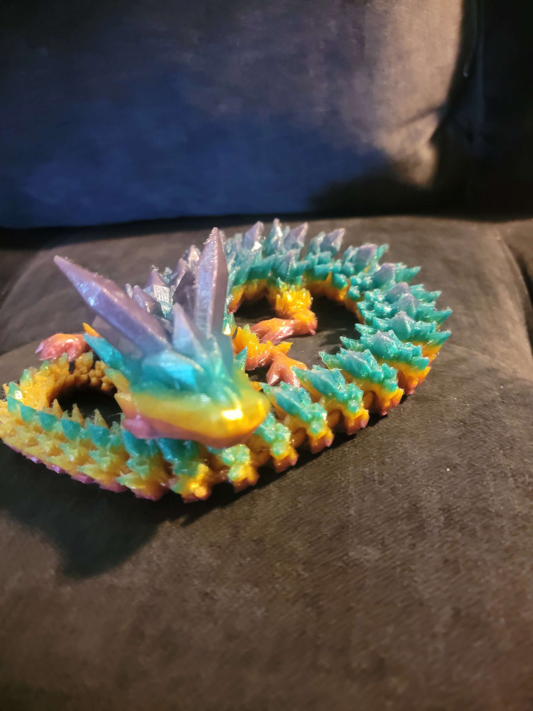 3d Printed Rainbow Dragons - Etsy