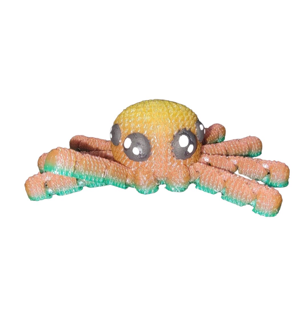 Rainbow TPU Crochet Spider - Etsy