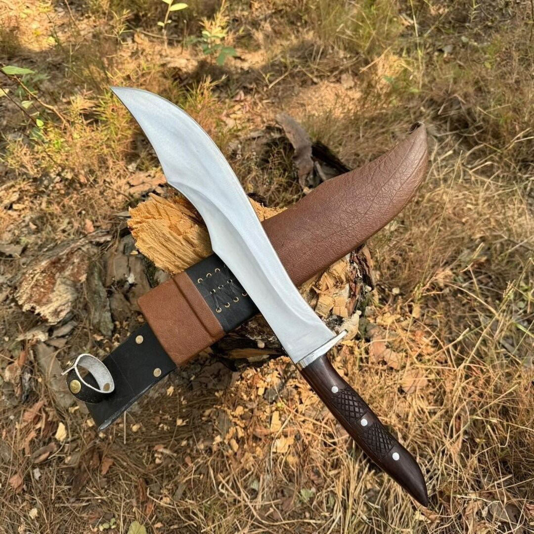 18 Inches Blade Tactical Machete, Hand Forged Full Tang Machete Knife ...