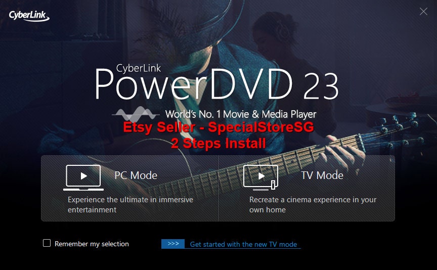 2024 Cyberlink Powerdvd Ultra 23 Powerdvd 23 DVD Player Software Windows PC - Etsy Ireland
