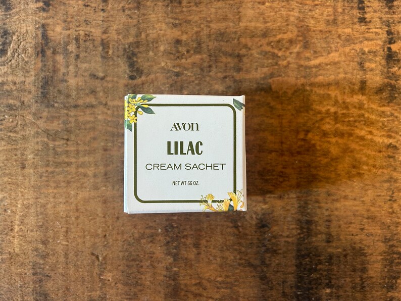 Rare Vintage Avon Lilac Cream Sachet .66 OZ Collectible - Etsy