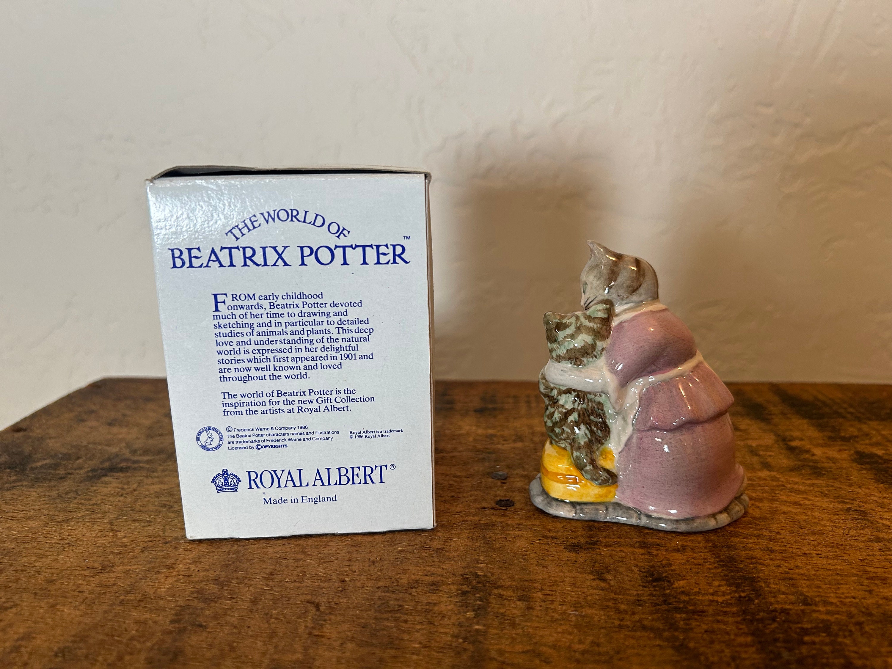 Beatrix Potters Tabitha Twitchit and Miss Moppet, 1976 Beswick England ...