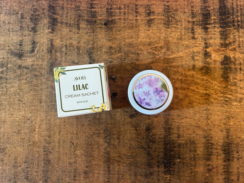 Rare Vintage Avon - Lilac Cream Sachet- .66 OZ - Collectible - Etsy