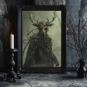 Wendigo Poster Wall Decor, Cabin Wall Decor, Victorian Print, Airbnb ...