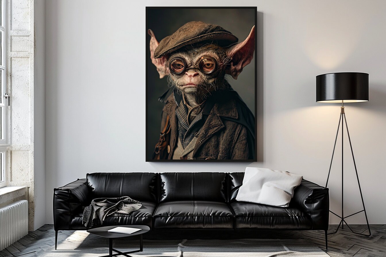 Gremlin Poster Wall Decor, Gothic Home Decor, Victorian Print, Vintage ...