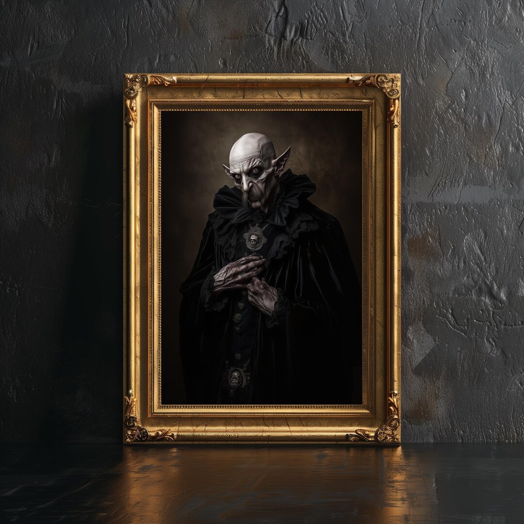 Nosferatu Poster Wall Decor, Gothic Horror Decor, Victorian Art ...