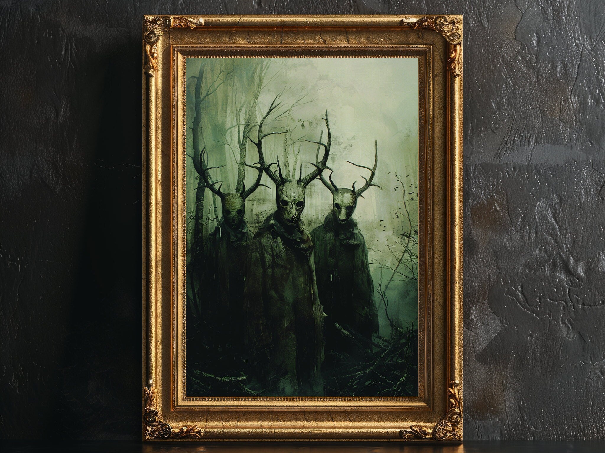 Wendigo Poster Wall Decor, Horror Wall Decor, Victorian Print, Vintage ...