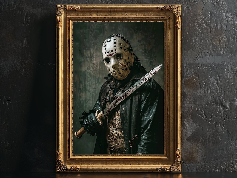 Jason Voorhees Poster, Friday the 13th Poster, Gothic Lovers, Horror ...