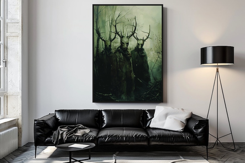 Wendigo Poster Wall Decor, Horror Wall Decor, Victorian Print, Vintage ...