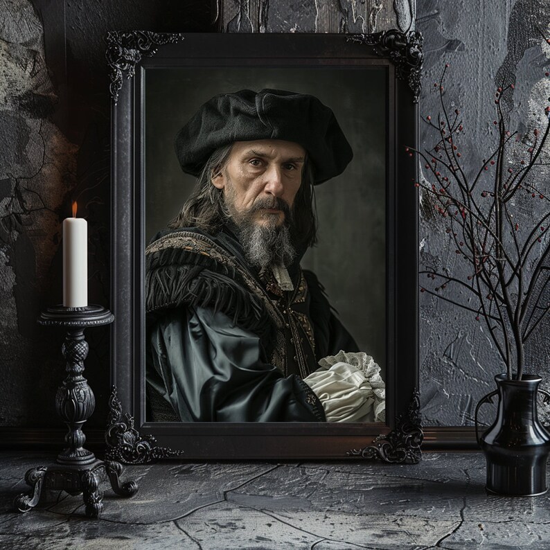 Leonardo Da Vinci Poster, Gothic Wall Decor, High Renaissance Poster ...