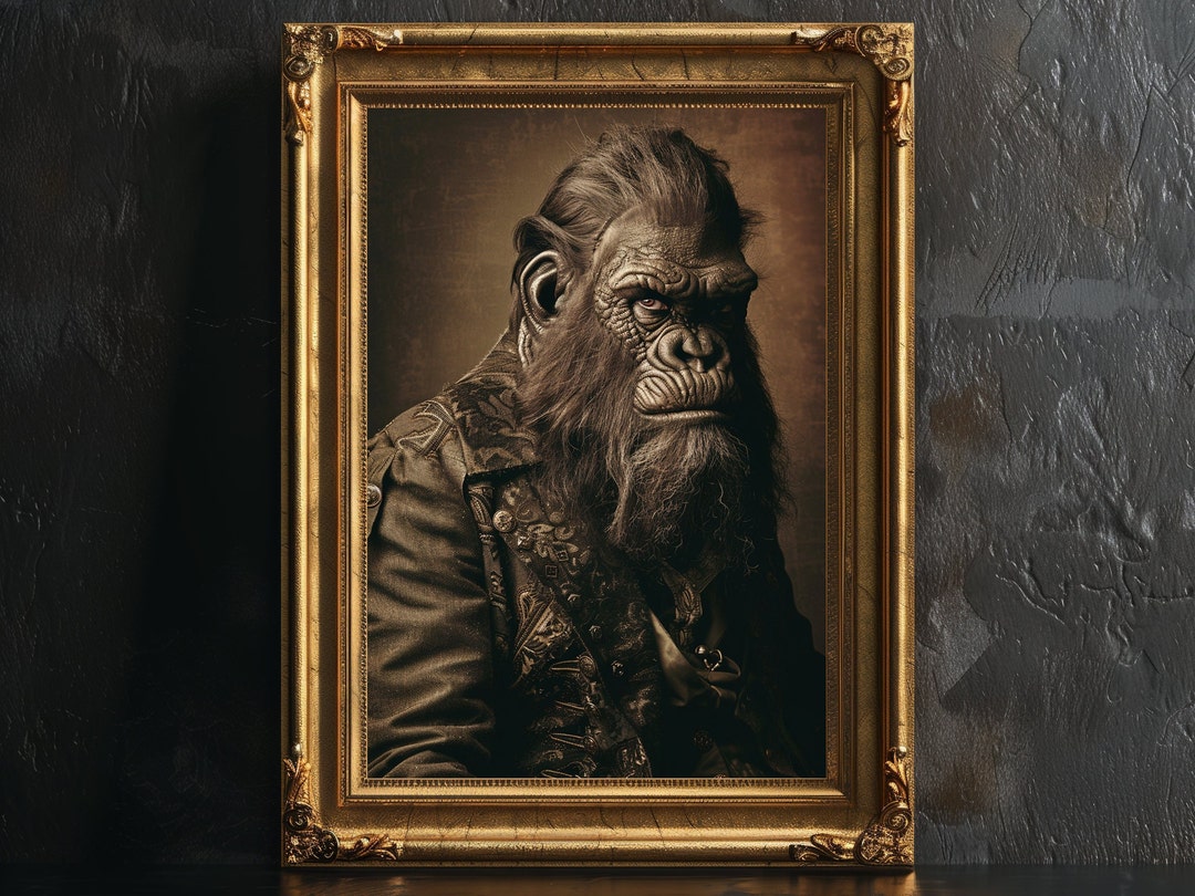 Planet of the Apes Poster Shop Wall Art Unique Animal Portraits Creepy ...