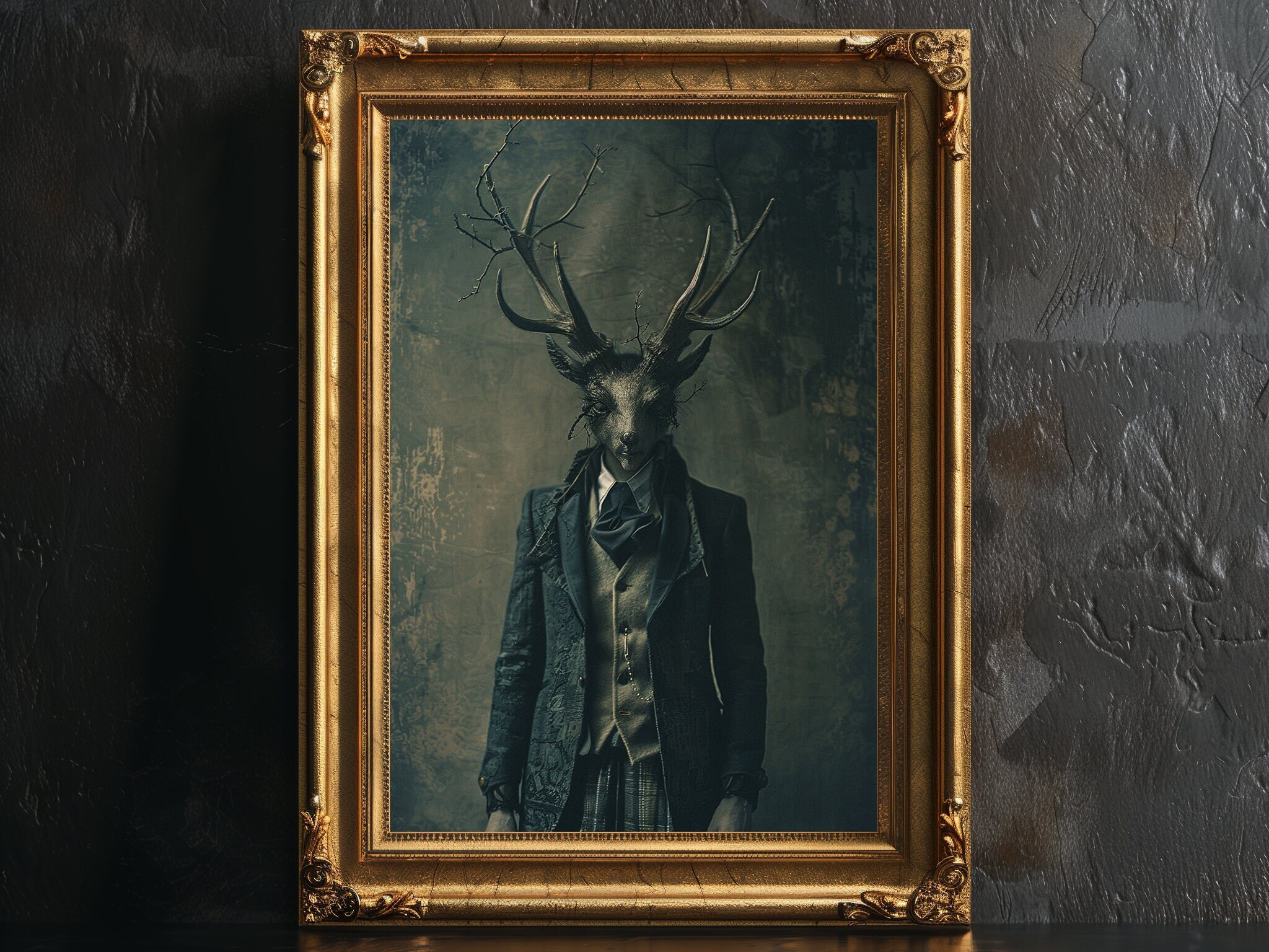 Wendigo Poster Wall Decor, Gothic Home Decor, Victorian Print, Vintage ...