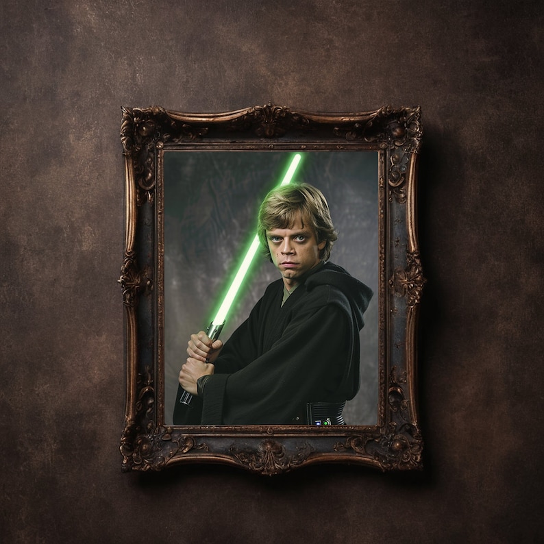 Star Wars Poster, Luke Skywalker Poster, Space Poster, Darth Vader ...