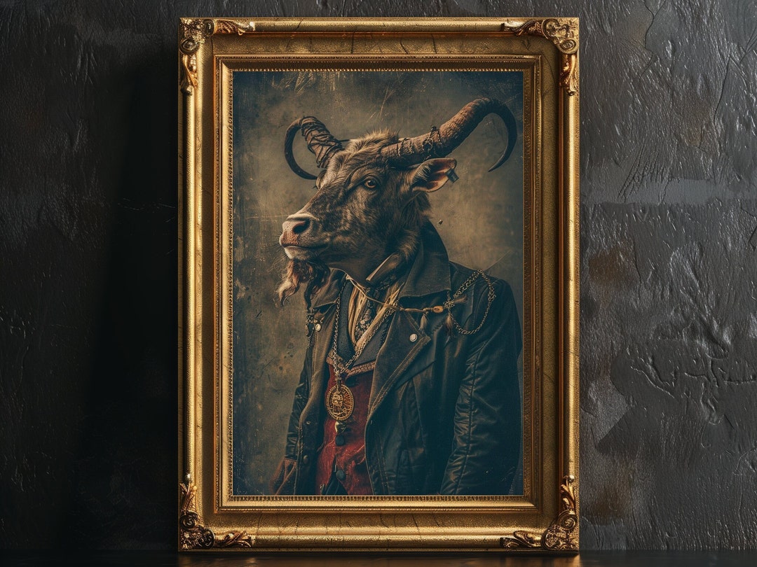 Buffalo Poster Wall Decor, Gothic Home Decor, Victorian Print, Vintage ...