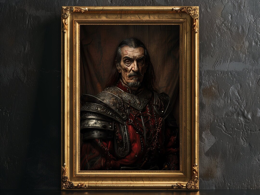 Vlad the Impaler Portrait Poster: Gothic Victorian Home Decor - Etsy
